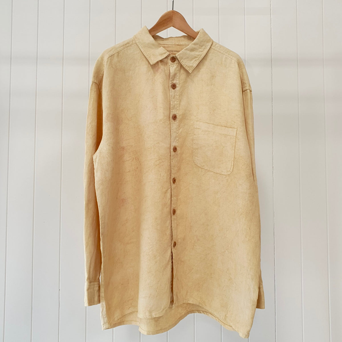 Natural Dye Heritage Shirt Pomegranate – Hemp Clothing Australia