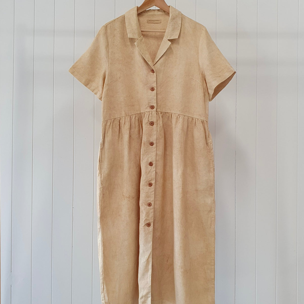 Natural Dye Day Dress Pomegranate – Hemp Clothing Australia